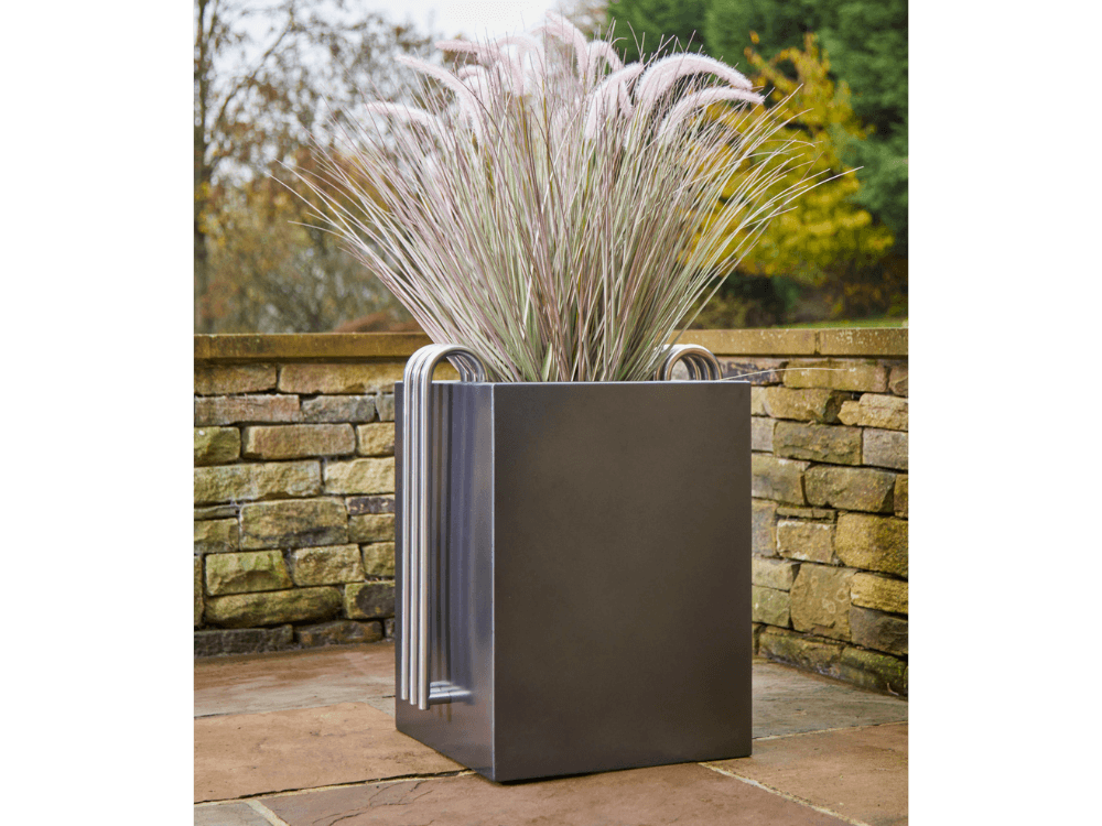 Industrial Manhattan Bespoke Steel Garden Planter - The Steel Bench Company