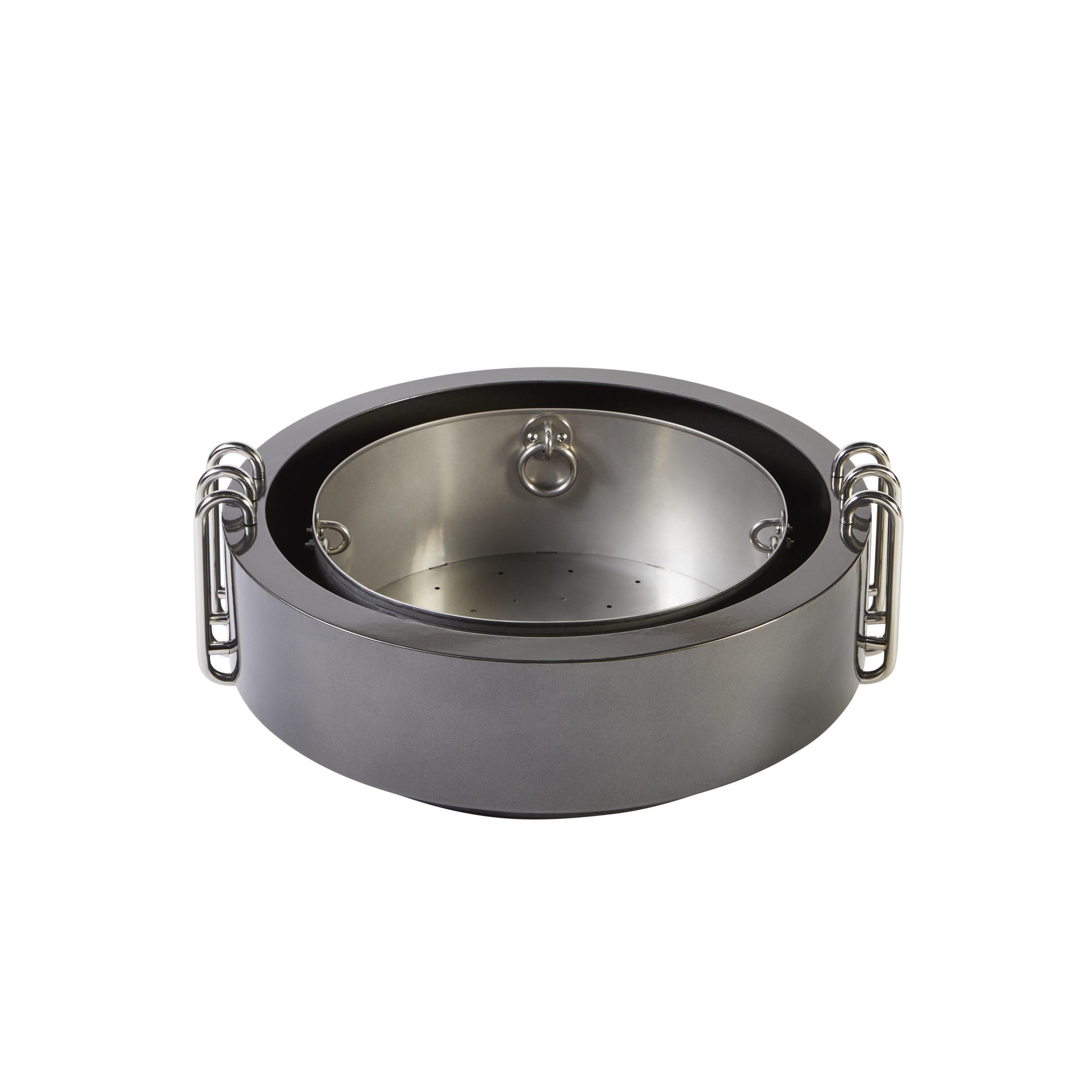 Manhattan Bespoke Circular Steel Garden Planter - The Steel Bench Company