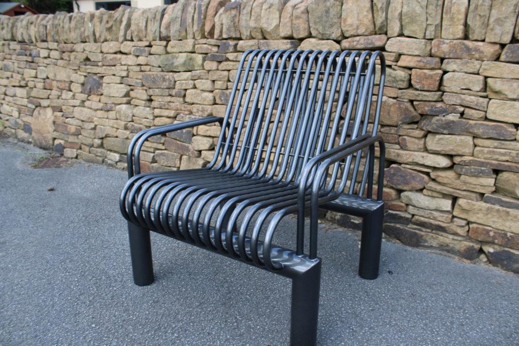 Bespoke Manhattan Steel Garden Chair Inside/Out - The Steel Bench Company